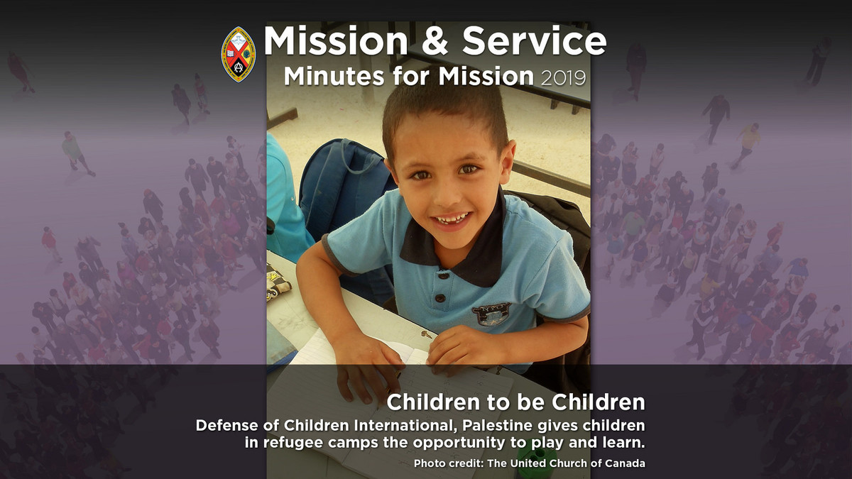 Minute for Mission: Children Deserve to Be Children | UCC Mission ...