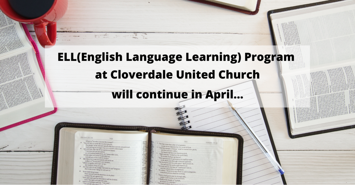 ELL Program Continues at CUC | Intercultural Ministry | Cloverdale ...
