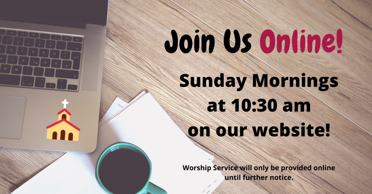 Join Us Online for Sunday Worship Services! | Cloverdale United Church