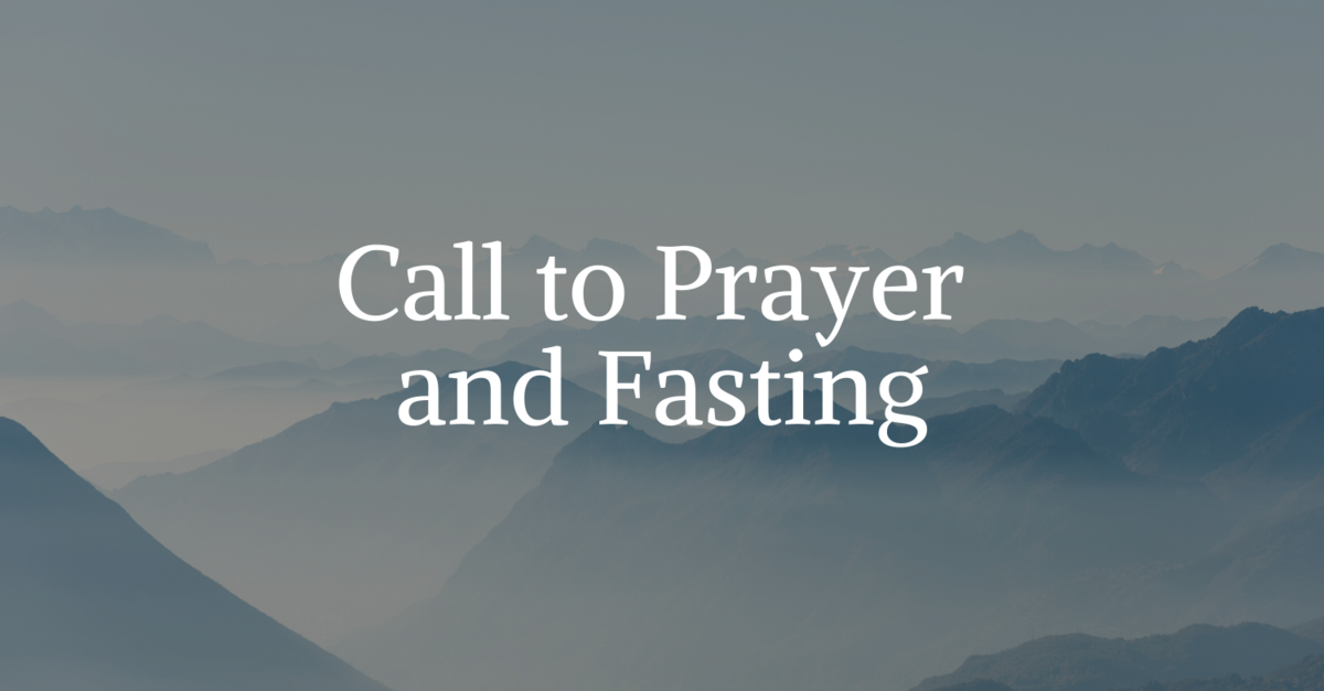 Call to Prayer and Fasting | Sevenoaks Alliance Church