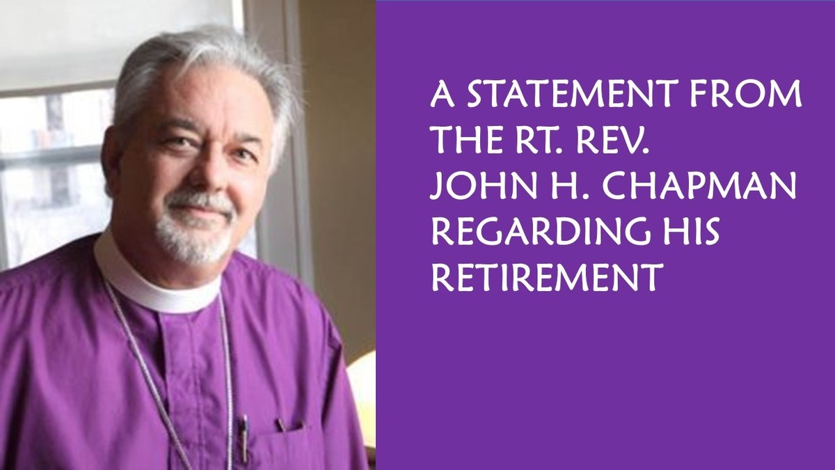 The Rt. Rev. John CHAPMAN to Retire April 2020 | Christ Church ...