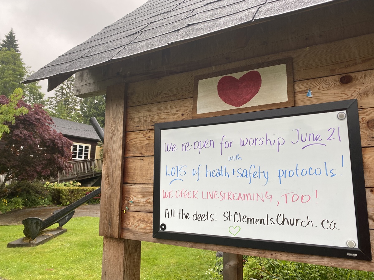 St. Clement's re-opens for worship! | St. Clement's Anglican Church