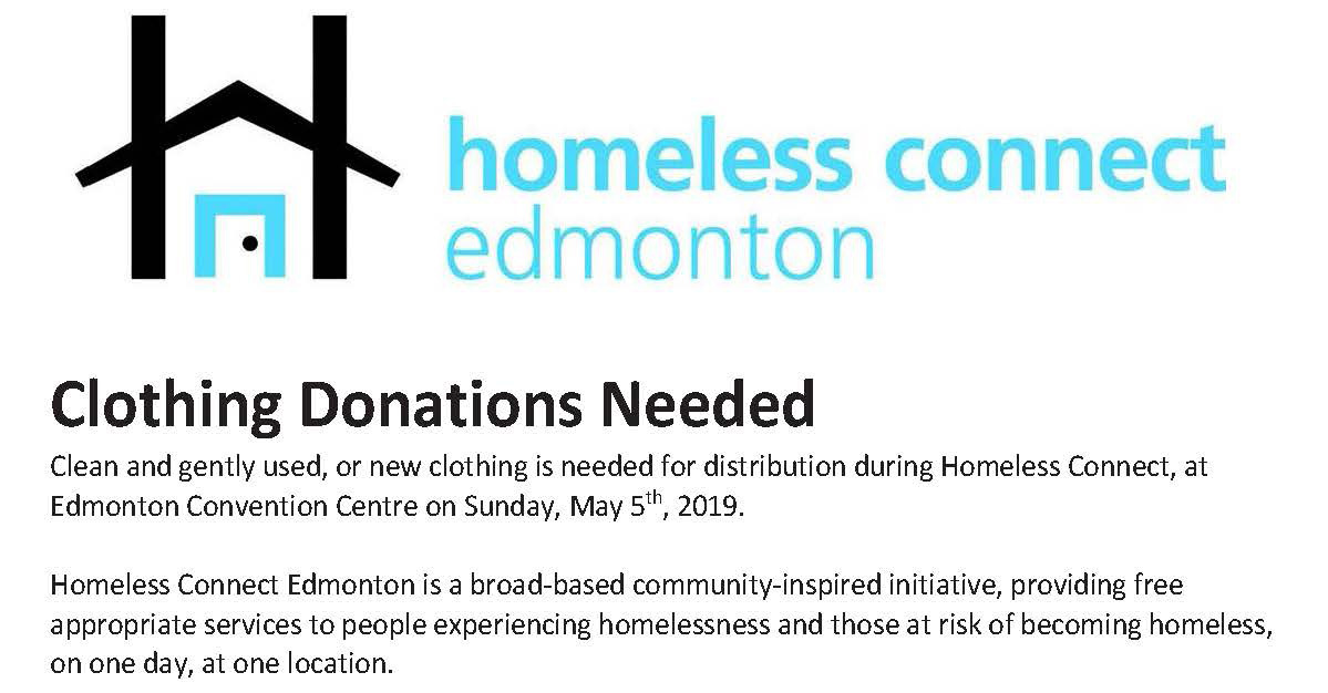 Homeless Connect Clothing Drive | Social Justice | Anglican Diocese of ...