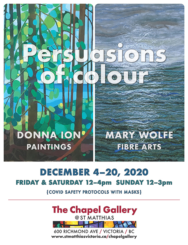 Good news ... Persuasions of Colour opens Friday, December 4th at noon ...