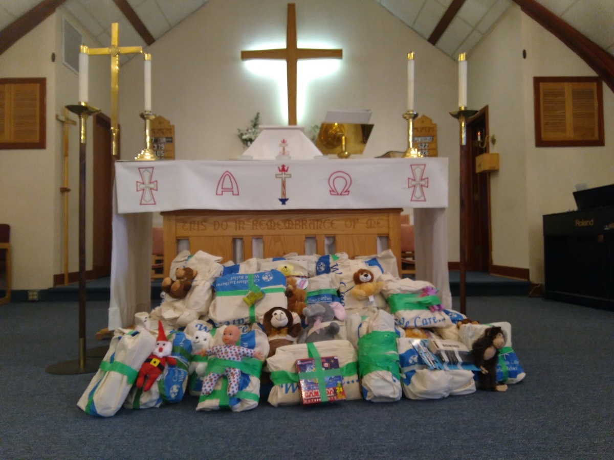 Blessing of We Care Kits | Outreach Ministry | St. David Anglican ...