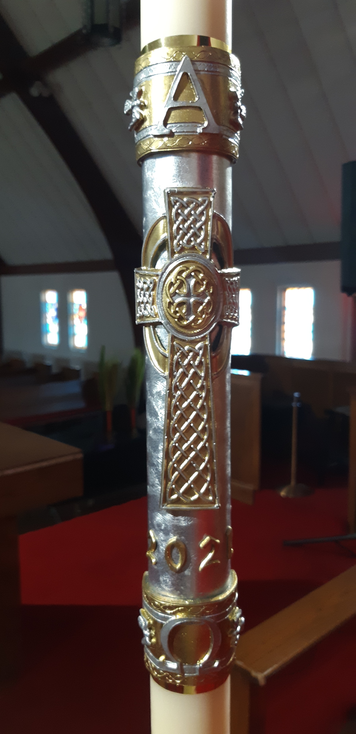 New Paschal Candle for Easter Sunday | Salem Lutheran Church