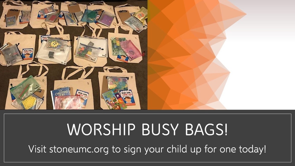 Worship Busy Bags | Family Ministries | Stone UMC