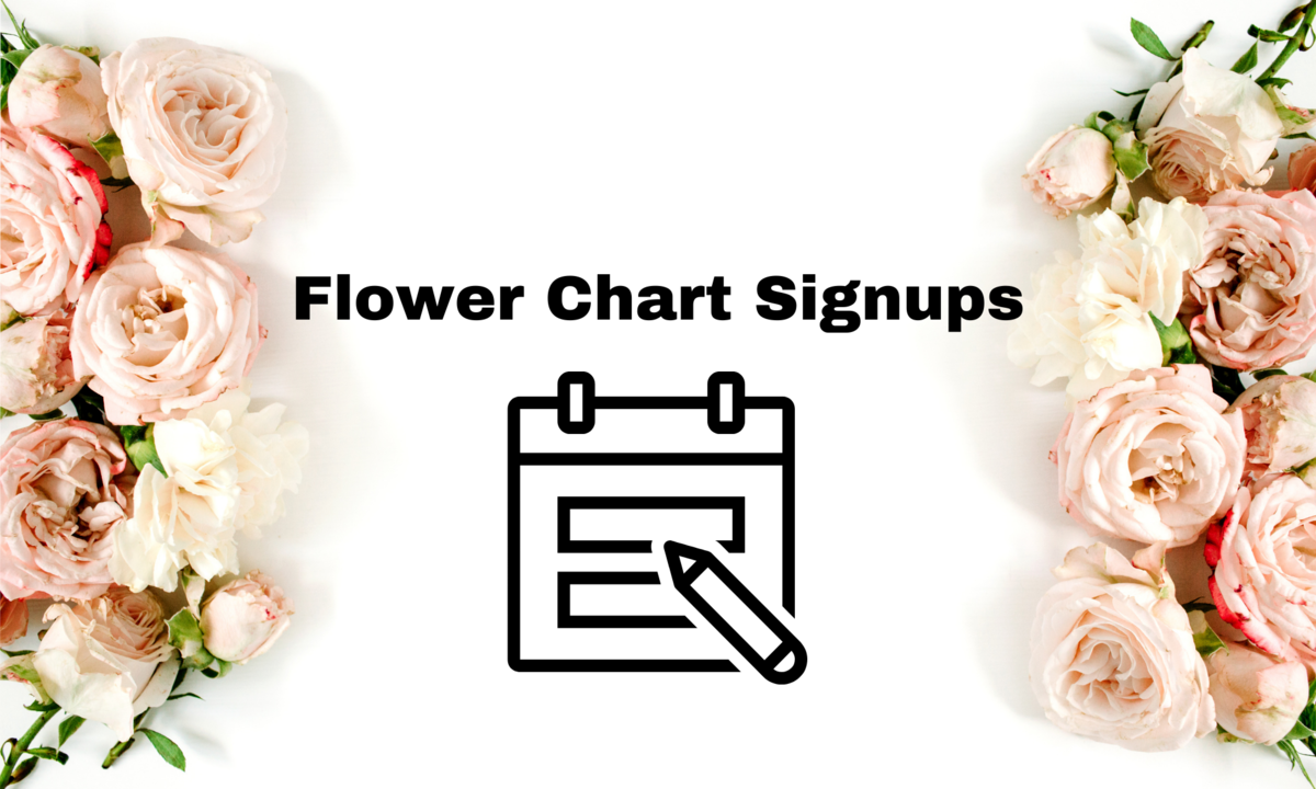 Flower Chart Signups Available | Worship & Music | Faith Lutheran Church