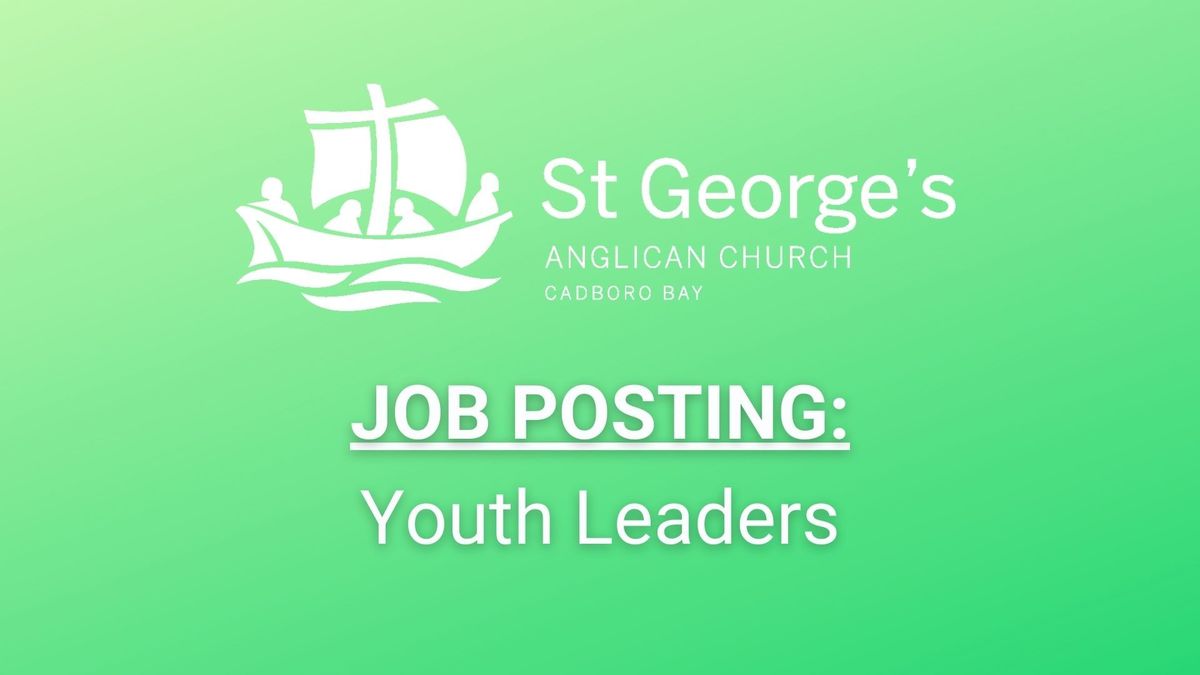 Job Postings at Diocese of BC and St George's Cadboro Bay | St. Dunstan ...