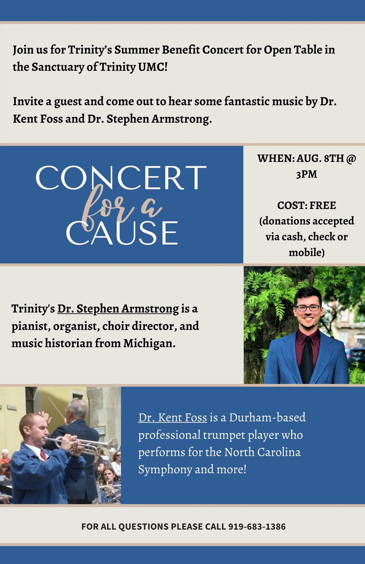 Concert for a Cause | Music | Trinity United Methodist Church