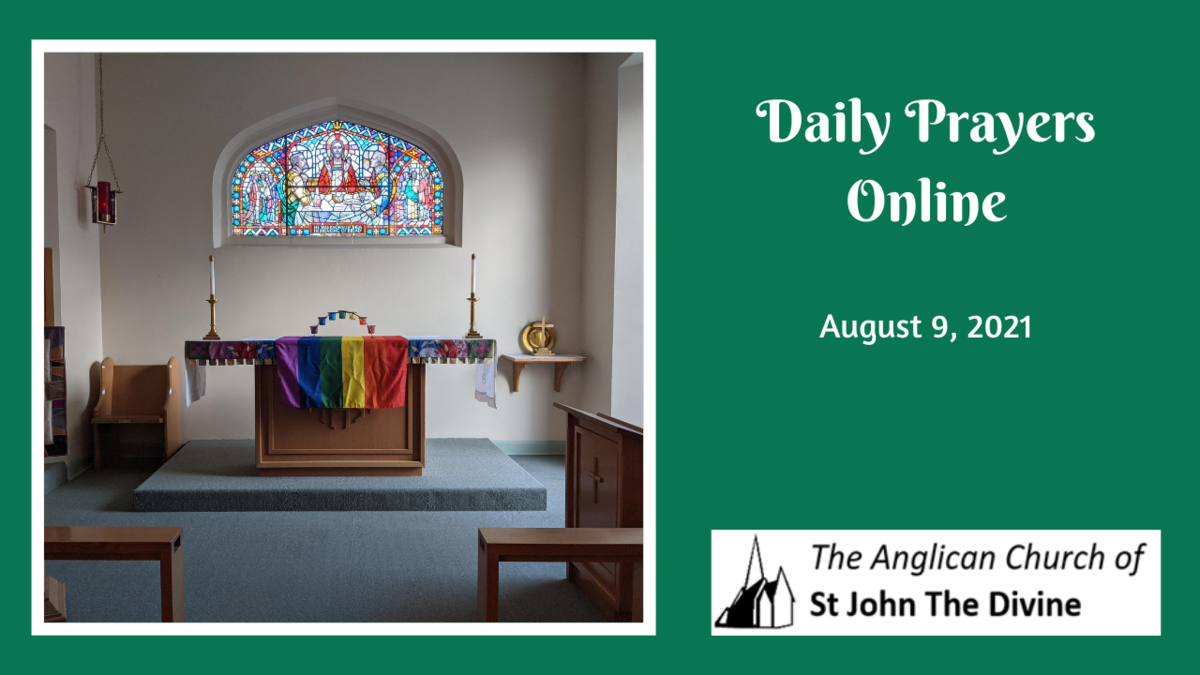 Daily Prayers for Monday, August 9, 2021 | Daily Prayers Online | St ...