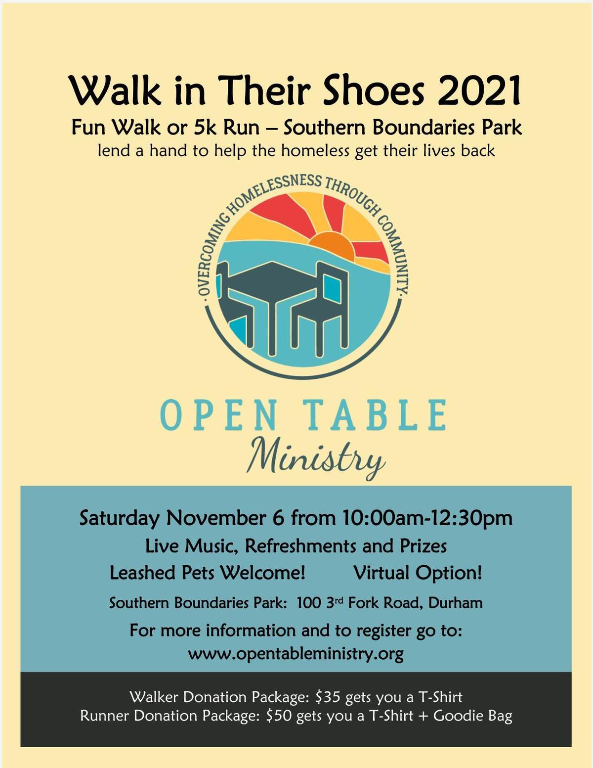 OTM's 2021 Walk In Their Shoes Event | Trinity United Methodist Church