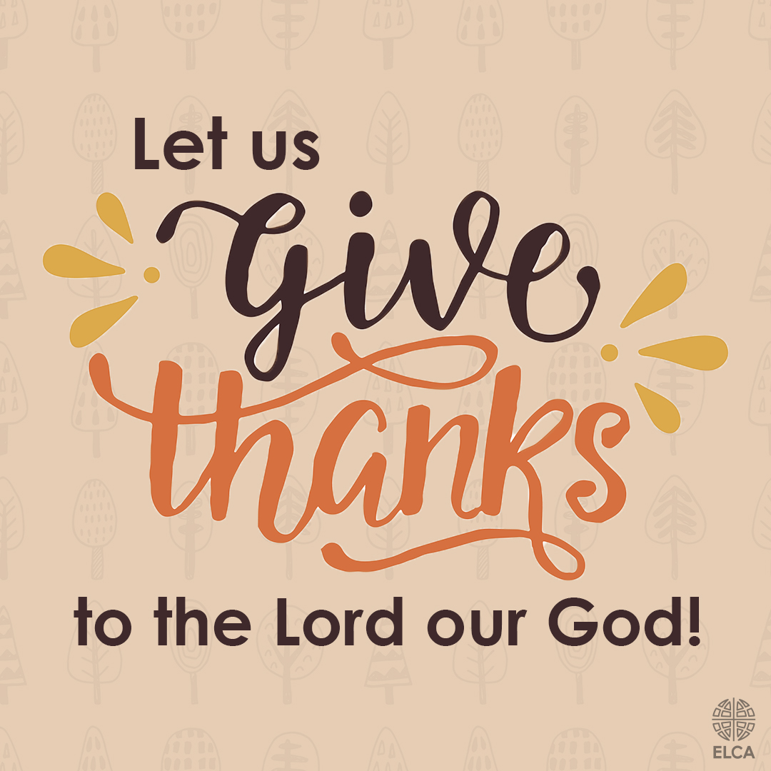 Thanksgiving Letter | Grace Lutheran Church