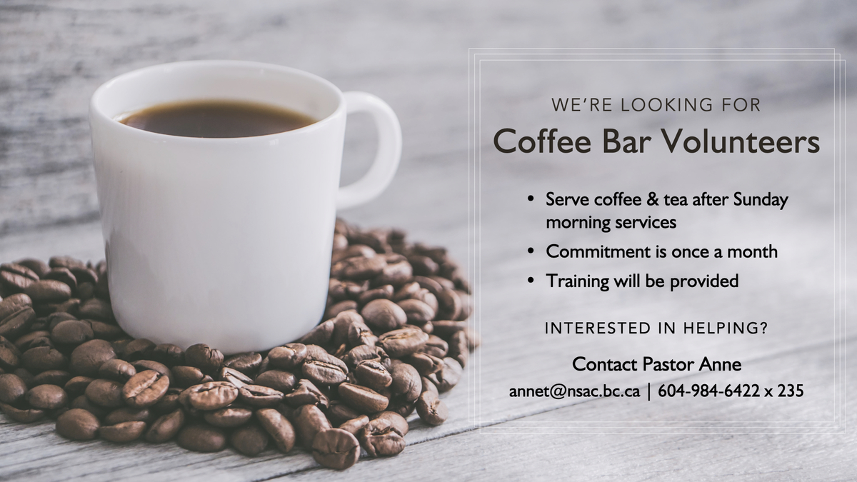 Coffee Bar Volunteers | North Shore Alliance Church