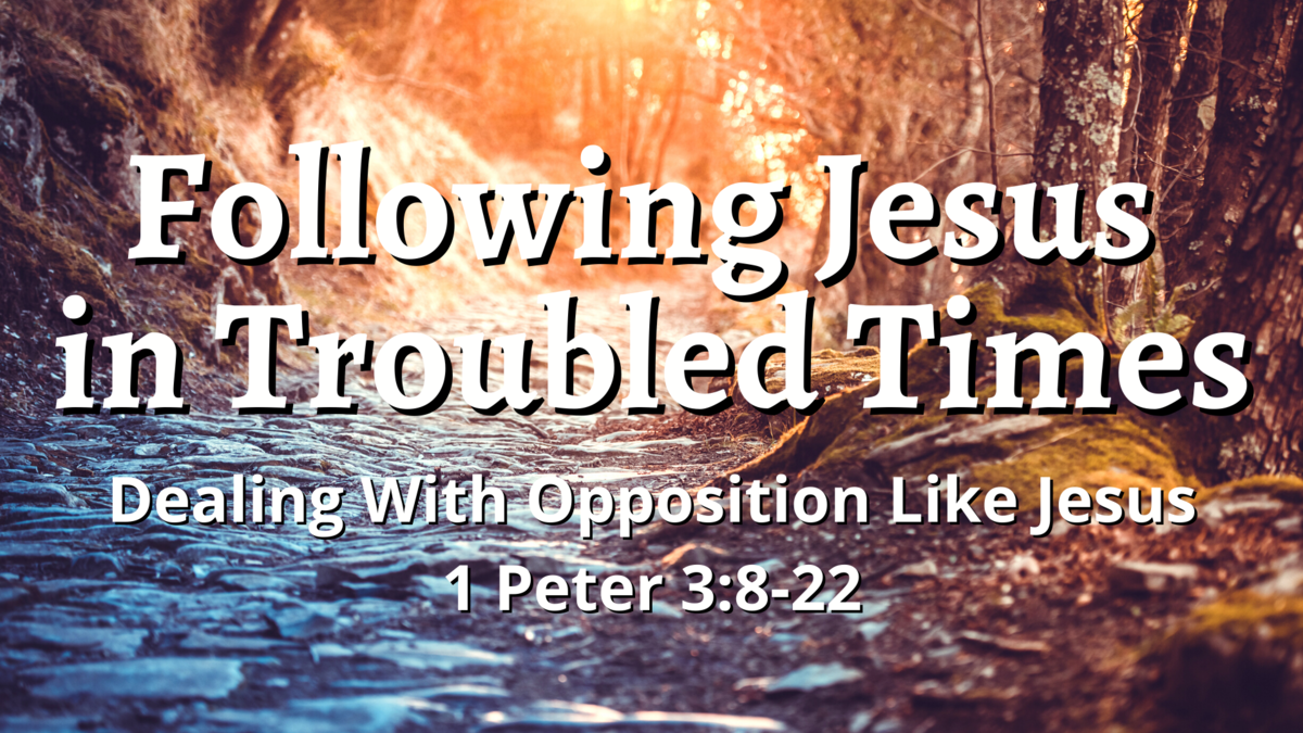 Following Jesus in Troubled Times: Dealing With Opposition Like Jesus ...