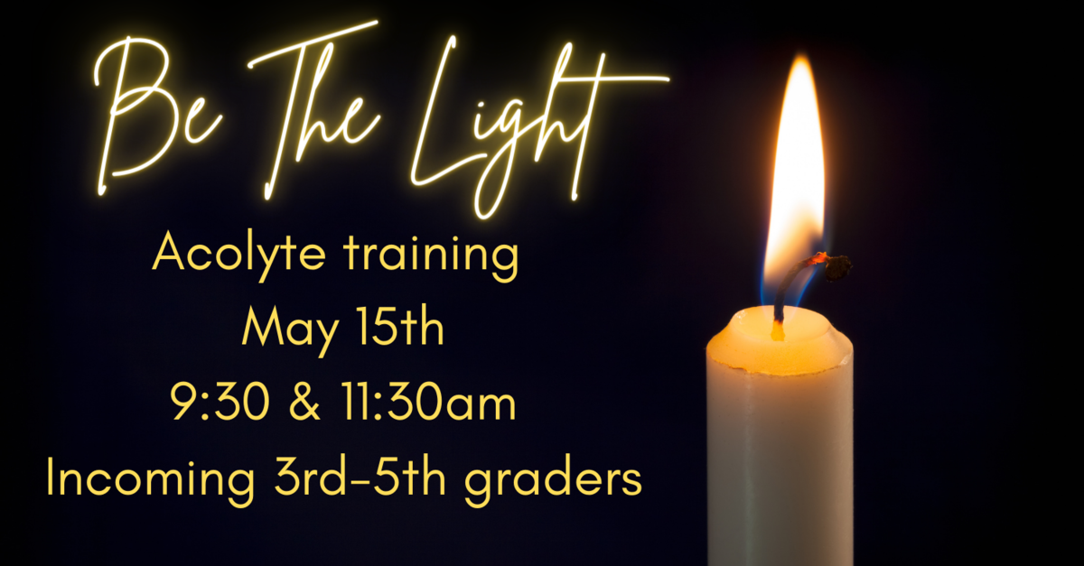 Acolyte training | Lakeside Methodist Church