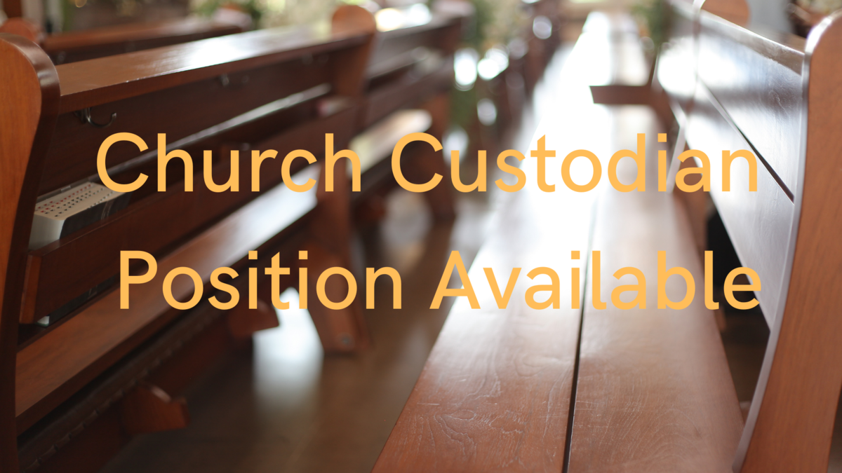 Church Custodian Position Available | Willoughby Christian Reformed Church