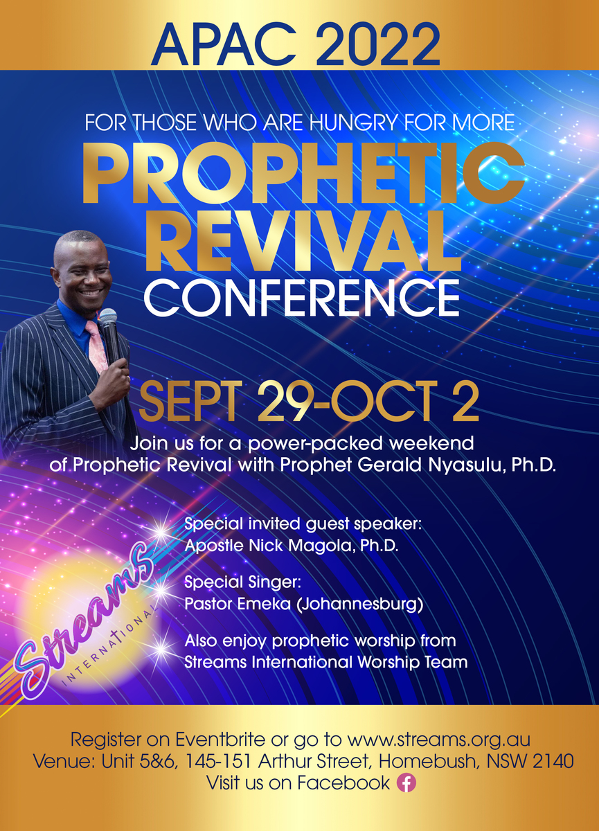 Streams International | Prophetic Ministry