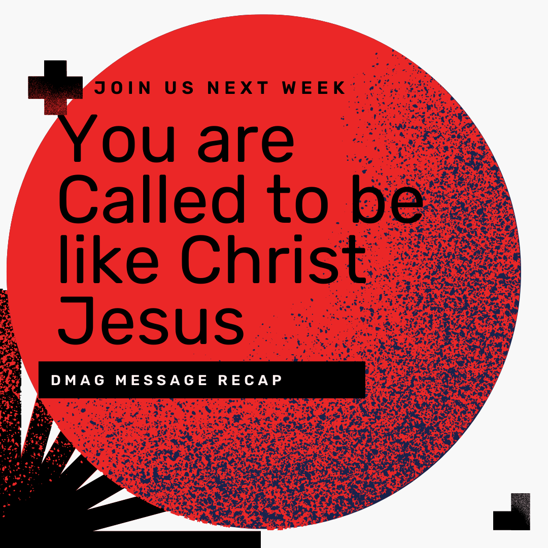 Service Recap: You are called to be like Christ Jesus | Divine Mercy AG ...