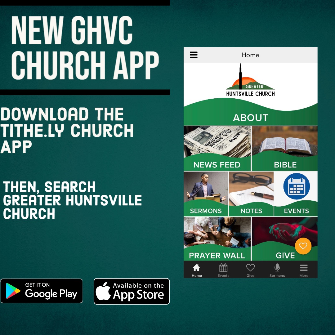 New GHVC App | Greater Huntsville Church