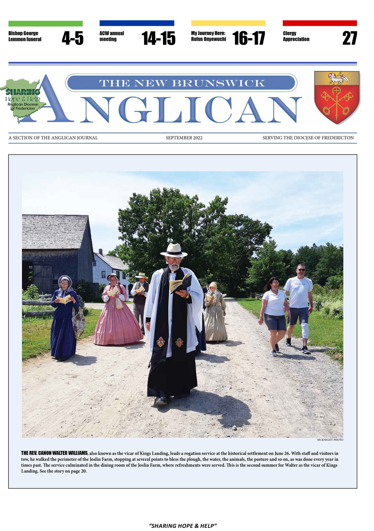 September 2022 edition of the New Brunswick Anglican | NB Anglican ...
