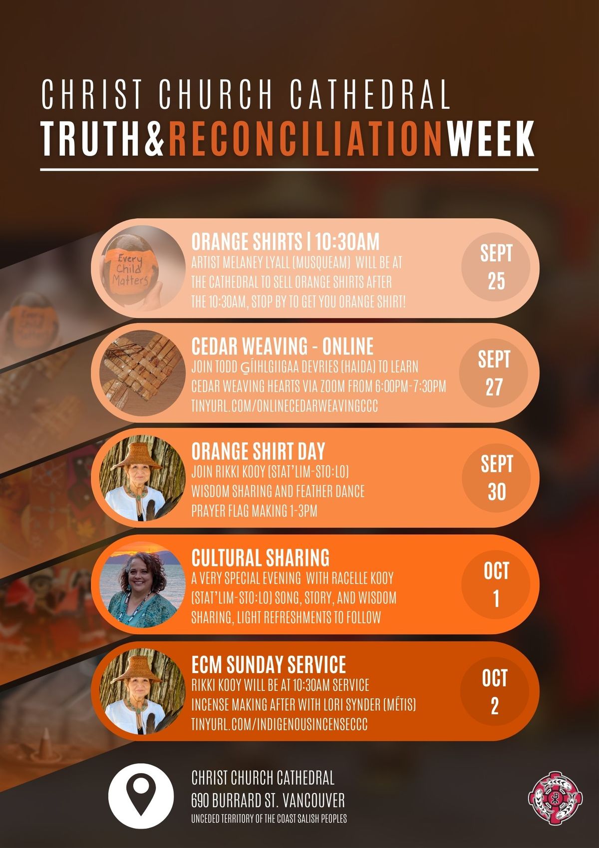 Truth & Reconciliation Week at The Cathedral | Christ Church Cathedral ...