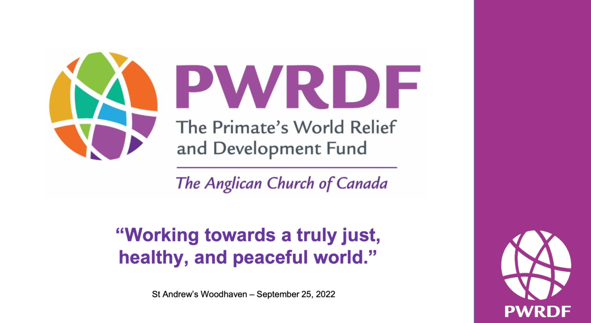 P.W.R.D.F. Information | St. Andrew, Woodhaven Anglican Church