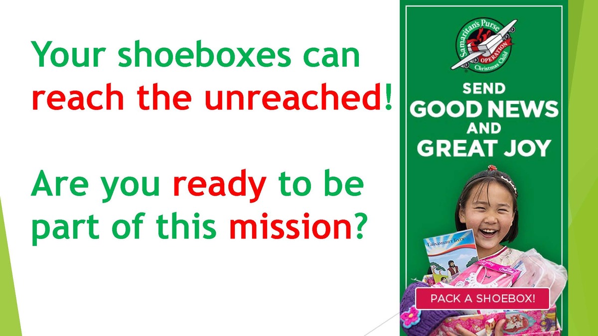 Operation Christmas Child 2022 | Logos Community Church