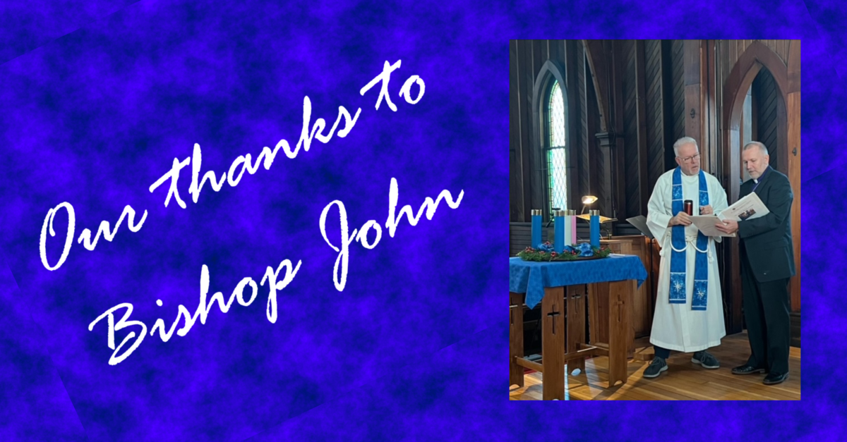 Visit with Bishop John Stephens | St. Thomas Anglican Church