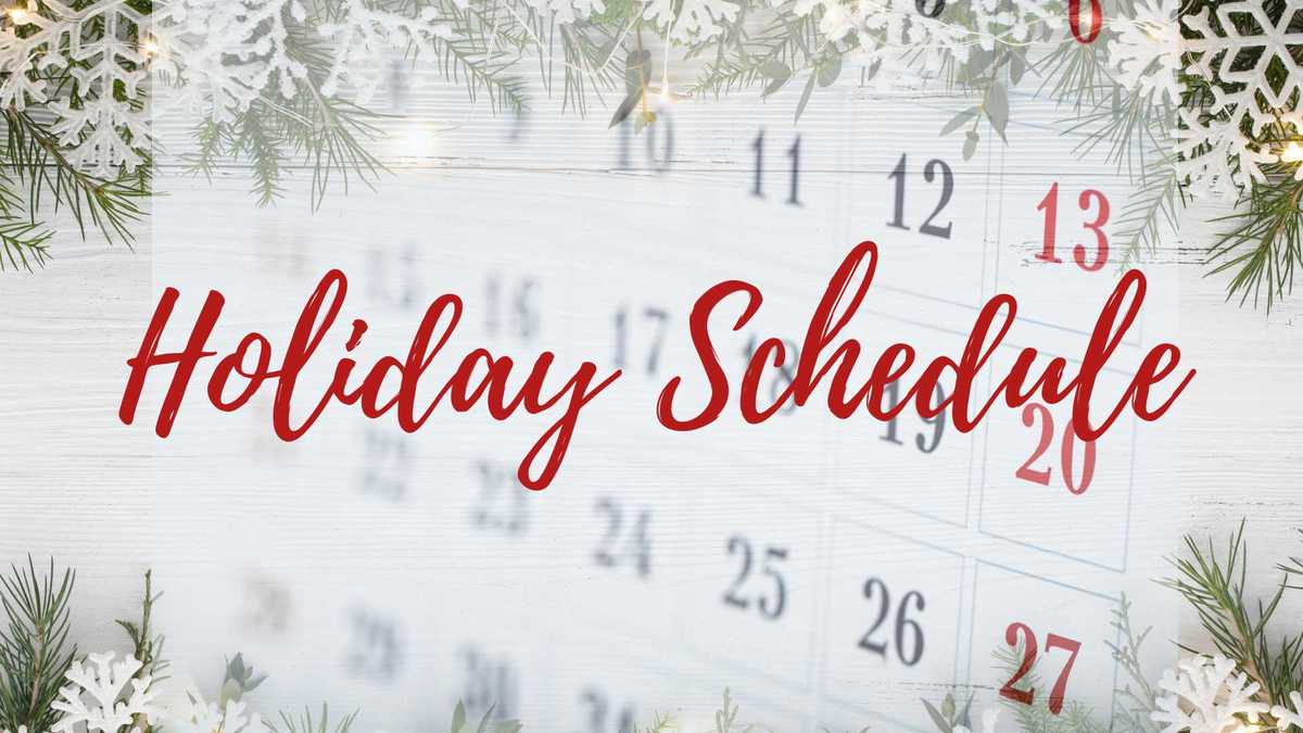 Holiday Schedule | Lighthouse Church