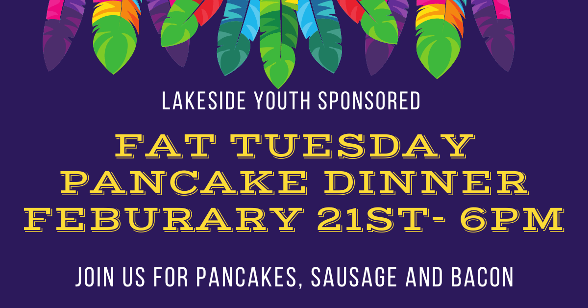 Fat Tuesday Pancake Dinner | Lakeside Methodist Church