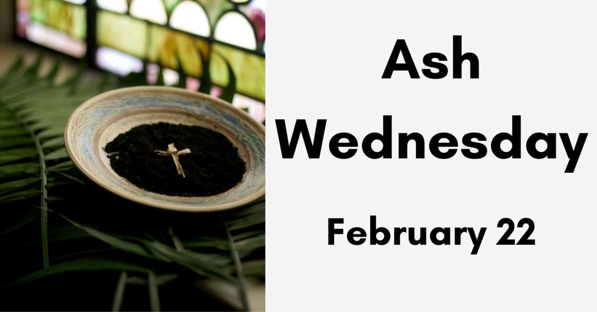 Ash Wednesday Worship: February 22 | Student Chaplaincy | St. Anselm's ...