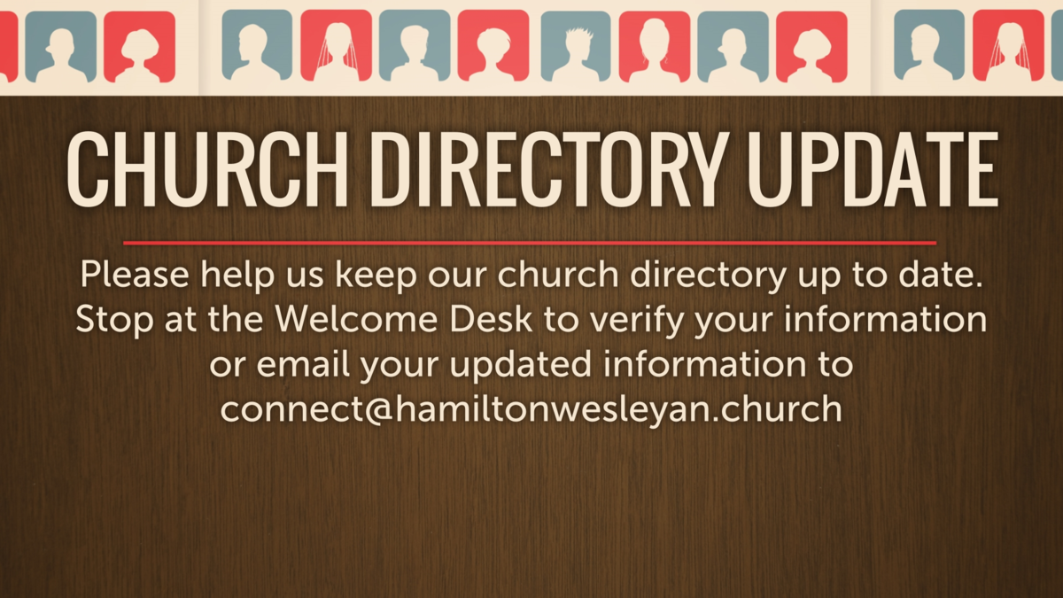 Church Directory | Hamilton Wesleyan Church