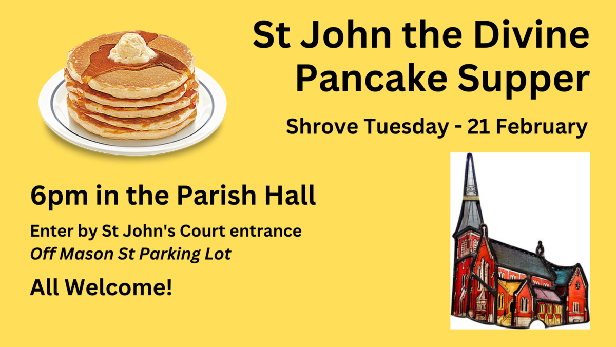 Pancakes! | Celebrating and Connecting Community | St. John the Divine ...