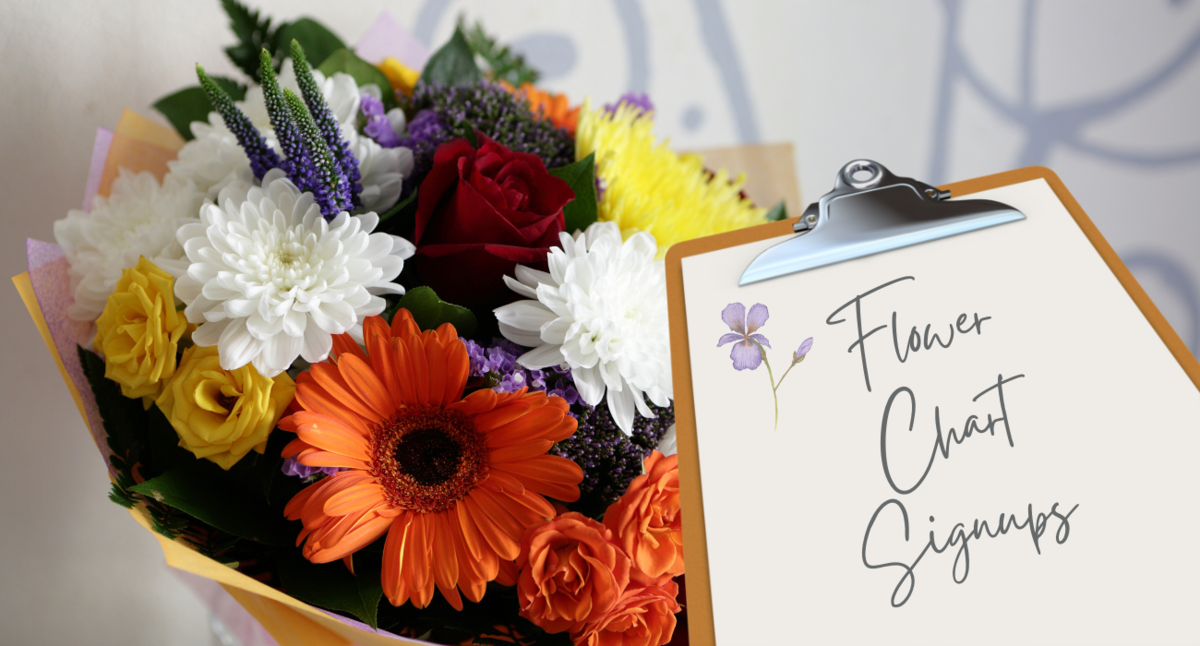 Flower Chart Signups Available | Worship & Music | Faith Lutheran Church