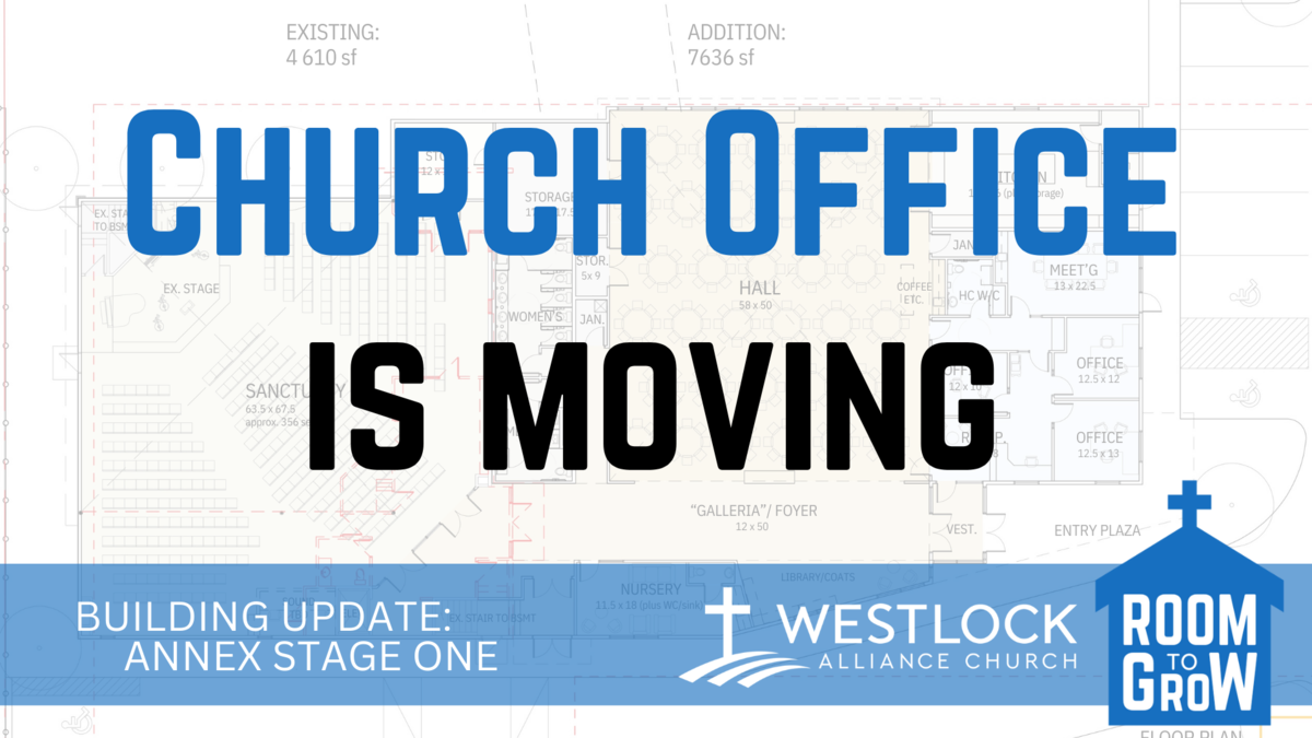 Church office moving | Westlock Alliance Church