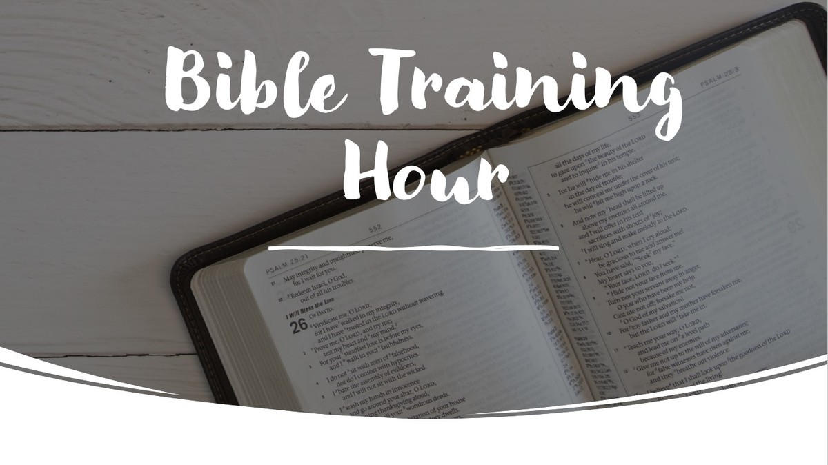 Bible Training Hour | Repeating Events | Anchor Baptist Church