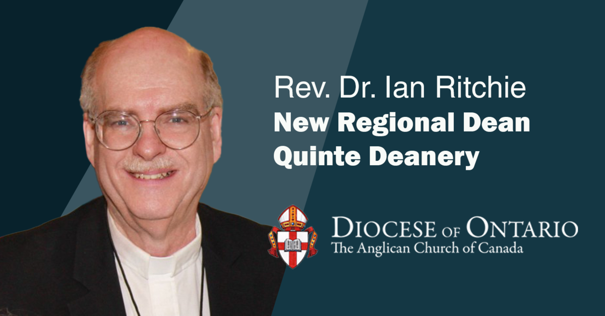 New regional dean for Quinte Deanery | Anglican Diocese of Ontario