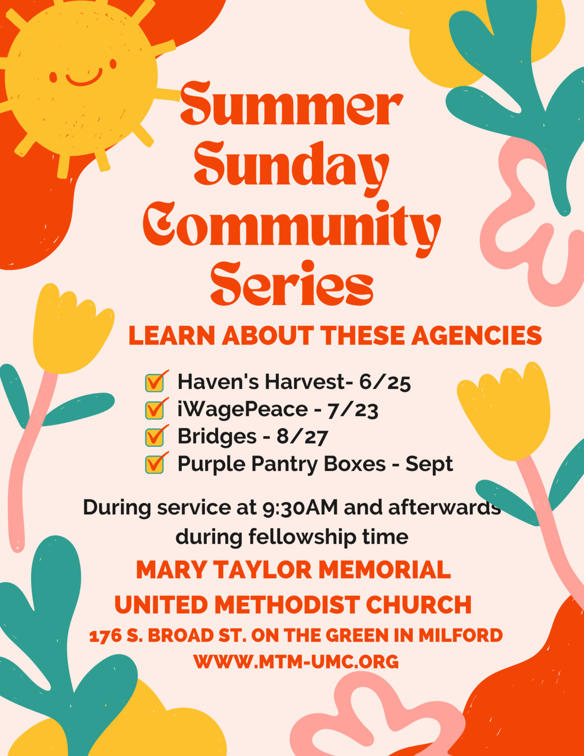 Summer Sunday Series Kicks Off | Service Programs & Mission Trips ...