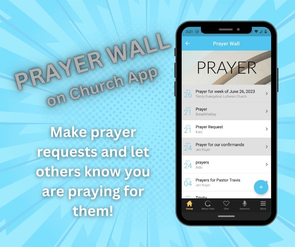 Let Us Pray Together... | Trinity Evangelical Lutheran Church