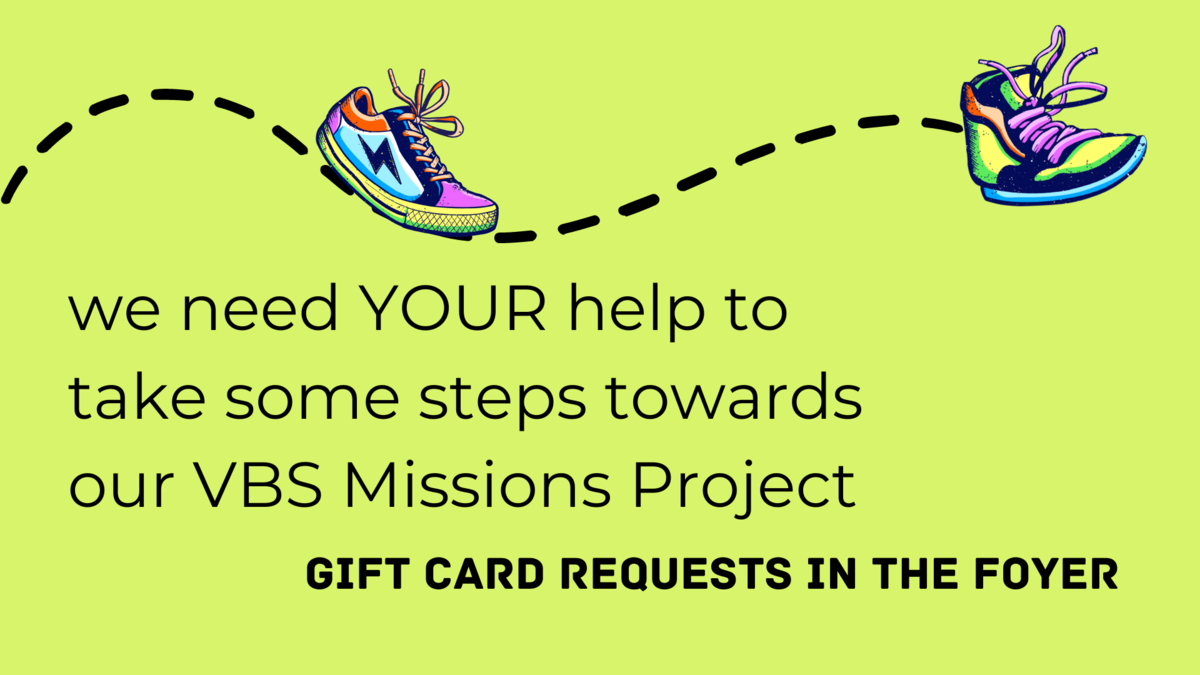 VBS Missions Project Donations | Westlock Alliance Church