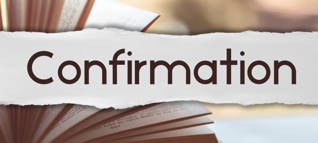 Confirmation Class: Fall 2023- Spring 2024 | Youth and Children ...