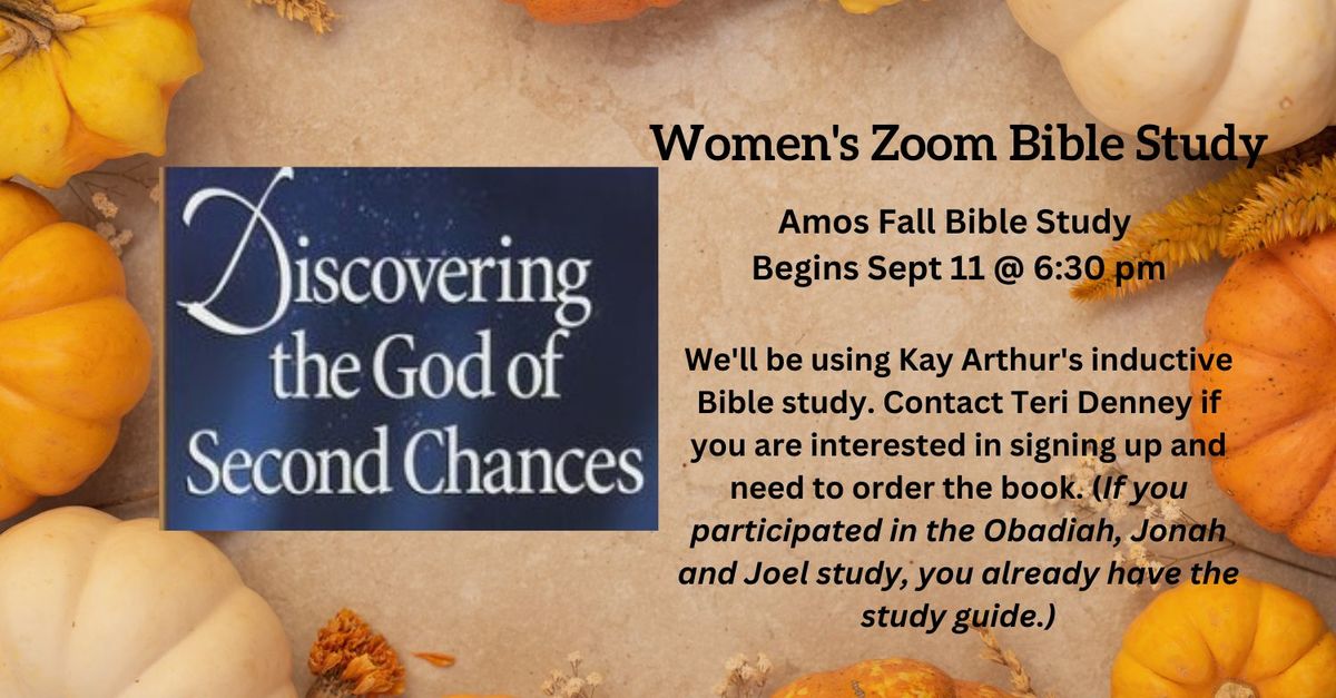 Women's Fall Zoom Bible Study | Adults Ministry | Living Rock Church