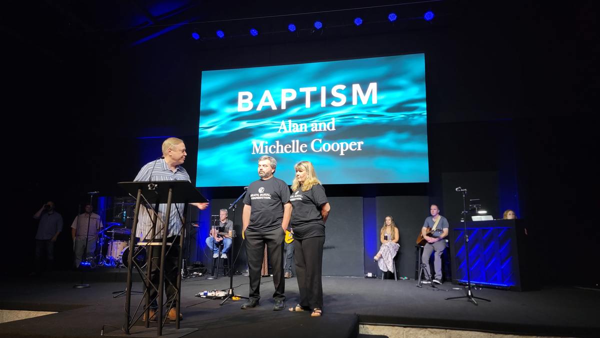 Baptism -Alan and Michelle Cooper | Great Commission Church