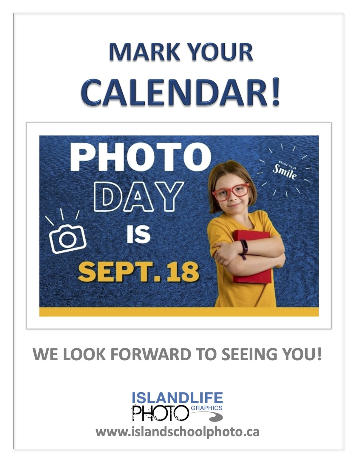 PHOTO DAY - Sept. 18 | Campbell River Christian School