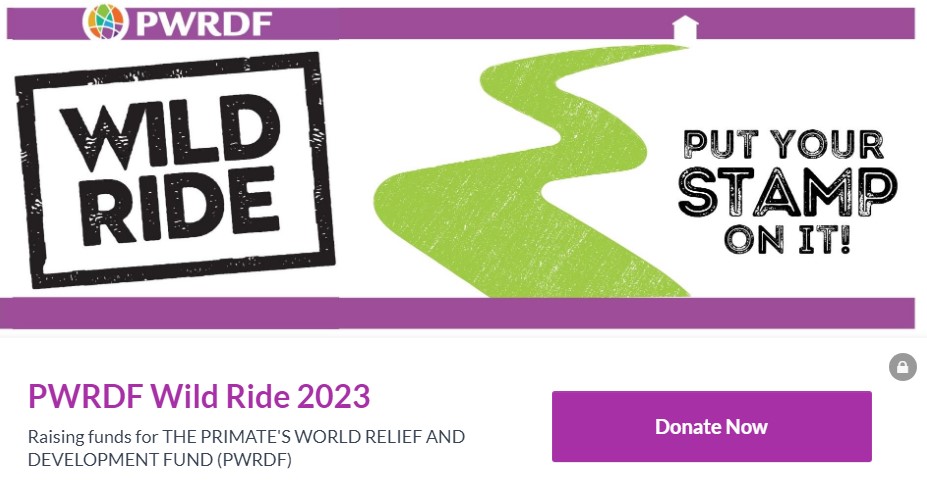 Support the PWRDF 2nd Annual “Wild Ride” | Missions, Outreach and ...