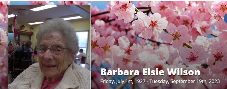 Celebration of Life for Barbara Wilson | St. George's Anglican Transcona