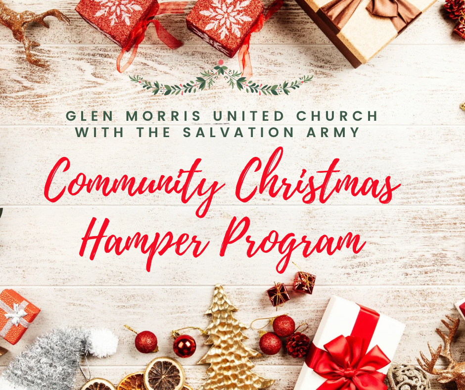Community Christmas Hamper Program | Glen Morris United Church