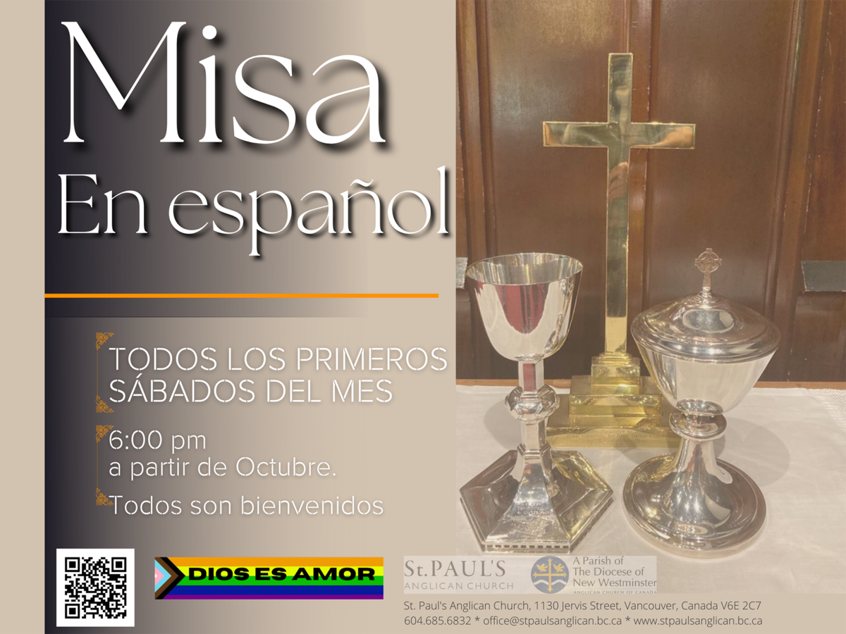 Spanish Language Mass at St. Paul's, West End | St. Paul's | Anglican ...