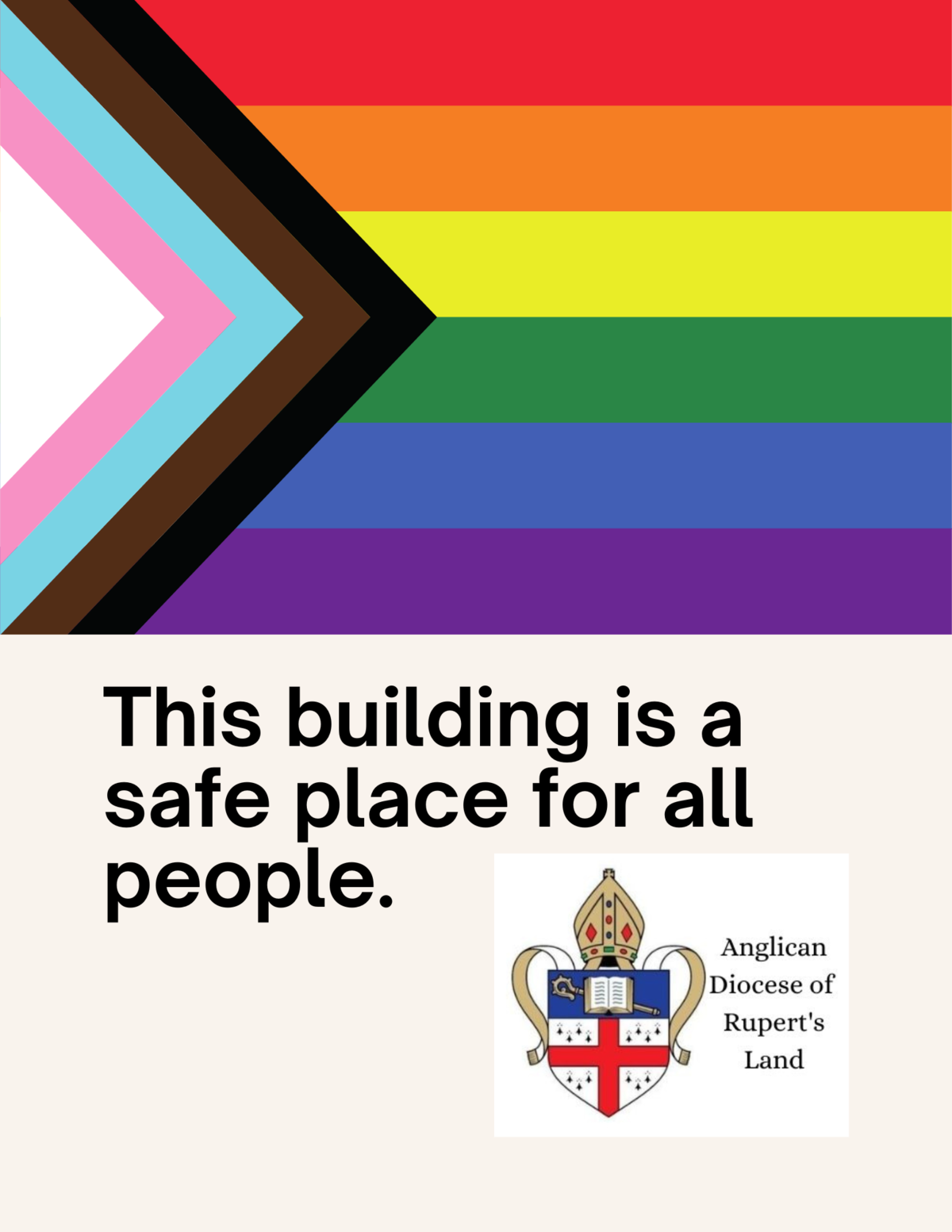 Updated Safe Space Poster | Diocese of Rupert's Land